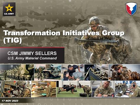 Dvids News Amc Senior Enlisted Leader Holds Tig