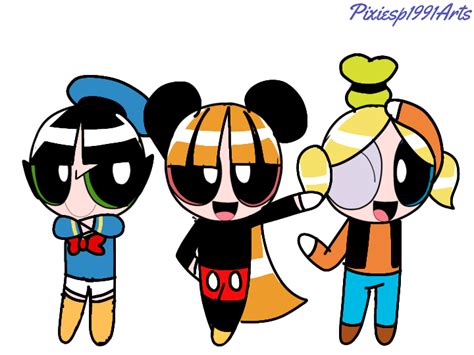 The Disneypuff Girls By Pixiesp1991arts On Deviantart