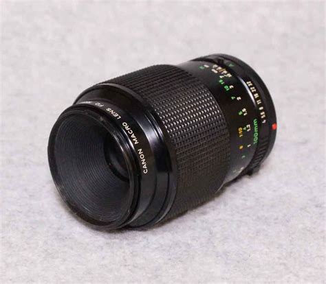 【やや傷や汚れあり】[eia140]キャノン レンズ Fd 100mm F4 Macro Canon Fd Lens マクロレンズ の落札情報