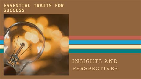 Essential Traits For Entrepreneurial Success Insights And Perspectives