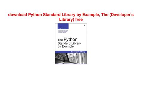Ppt Download Python Standard Library By Example The Developers