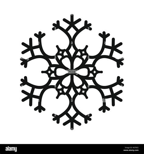 Snowflake Simple Icon Stock Vector Image Art Alamy Snowflake Simple Icon Stock Vector Image Art Alamy