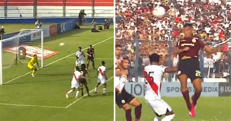 Gol Universitario Vs Municipal Alex Valera Anotó De Cabeza Y La U