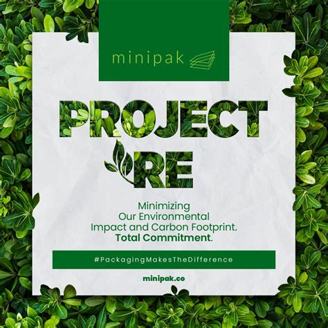 Minipak On Linkedin At Minipak We Take Pride In Introducing Project Re Which Focuses On…