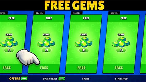 I Got 500 Free Gems In Brawl Stars Youtube