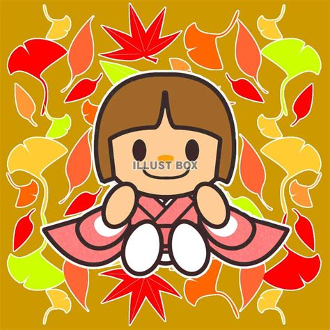 無料イラスト かわいい秋をイメージしたイラスト