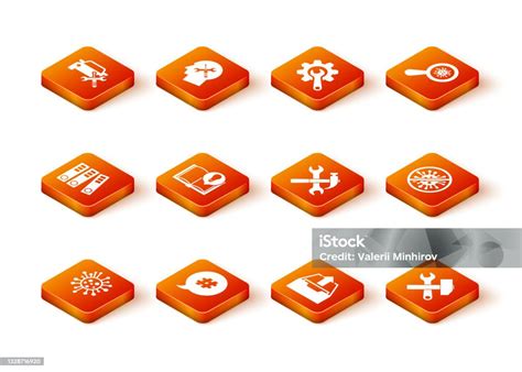 세트 박테리아 해시 태그 음성 거품 사무실 폴더 흥미로운 사실 업로드 받은 편지함 교차 망치와 렌치 그리고 바이러스를 중지 박테리아 아이콘 벡터 3차원 형태에 대한 스톡