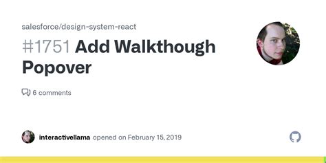 Add Walkthough Popover · Issue 1751 · Salesforcedesign System React
