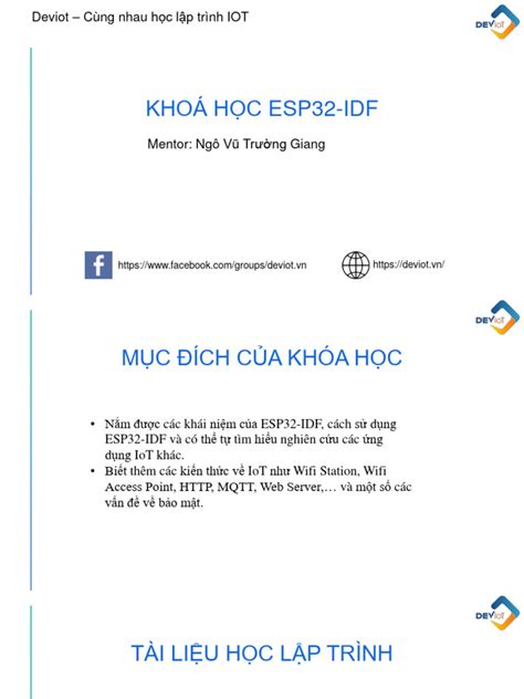 Slide Esp32 Pdf