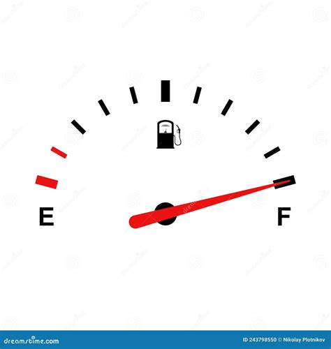 Indicador De Combustible Para El Recuento De Niveles De Gasolina De Gasolina De Gas Diésel
