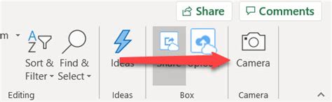Add Camera Tool In Excel To Toolbar