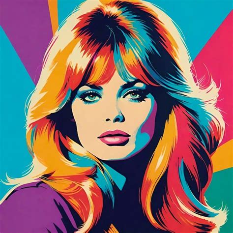 Portrait Of A Woman Pop Art Style Premium Ai Generated Image
