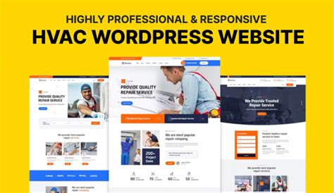 Make Construction Hvac Plumbing Wordpress Website Using Elementor Pro