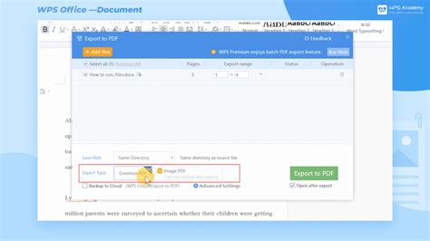 How To Convert WPS Writer To PDF WPS Office Academy