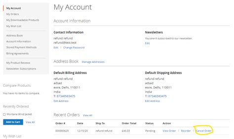 How To Implement Magento 2 Cancel Orders From Frontend
