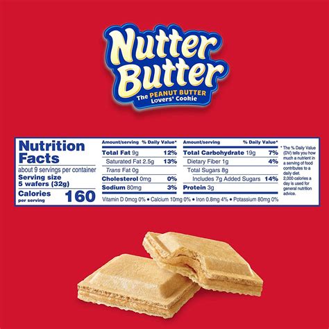 Nutter Butter Peanut Butter Wafer Cookies 12 Packs Of 10 5 Oz Delicious Crunchy Snack Buy