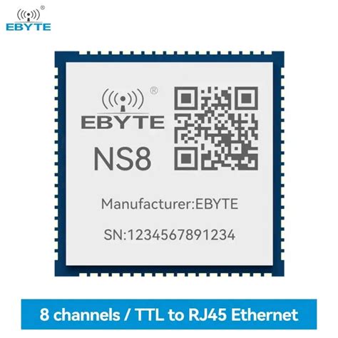 ebyte ns8 rj45 ttl data transmission ethernet uart to ethernet module