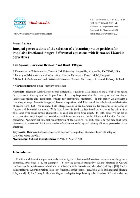 Pdf Integral Presentations Of The Solution Of A Boundary Value