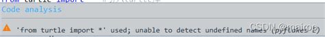 Python中from Turtle Import 引入turtle库失败的问题from Turtle Import 报错 Csdn博客