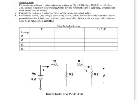 Solved SEE PHOTOS Exercises Part For The Circuits In Figure Chegg