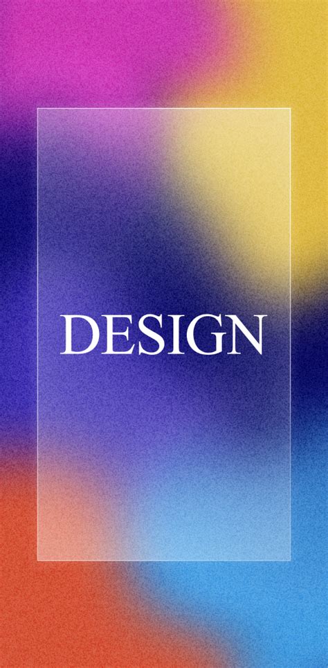 Vibrant Gradient Background With Elegant Typographic Overlay Design