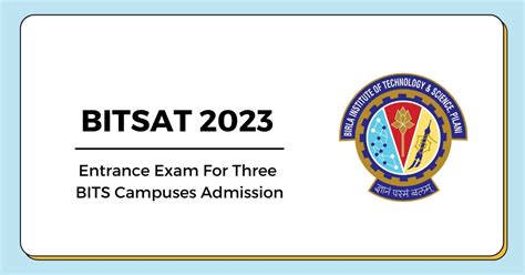 Bitsat 2023 Exam Dates Eligibility Exam Pattern Syllabus And Cut Off