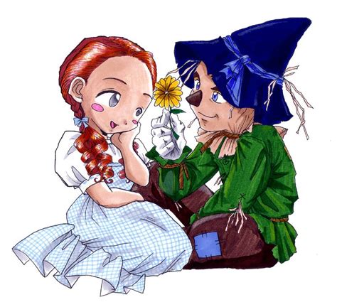Dorothy And Scarecrow By Cokeacolabear101 On Deviantart