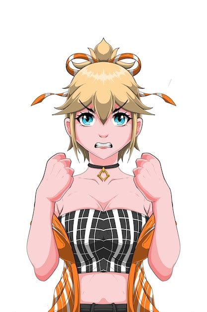 Anime Personages Met Chinese Mode Poses Premium Vector