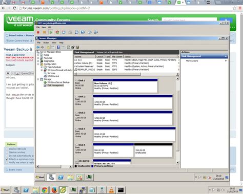 Solved Veeam B R V8 In A VM With ISCSI VMFS Datatstore Present For Direct SAN Experts Exchange