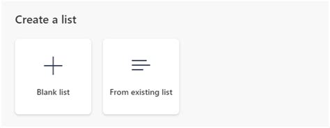 Missing The From Excel Option When Creating A List How Do I Enable