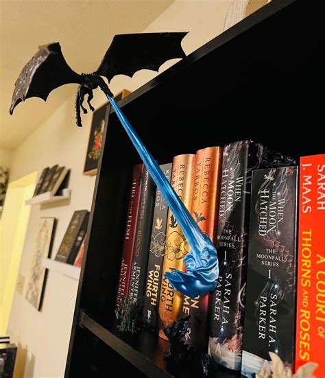 Fire Breathing Dragon Book Nook 3d Printed Different Colors Etsy