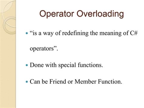 Presentation On Overloading PPTX Programming Languages Computing