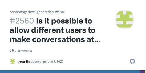 Is It Possible To Allow Different Users To Make Conversations At The