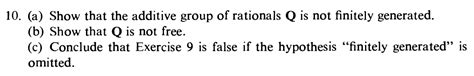 abstract algebra prove that a finitely generated module need not be