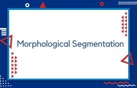 What Is Morphological Segmentation