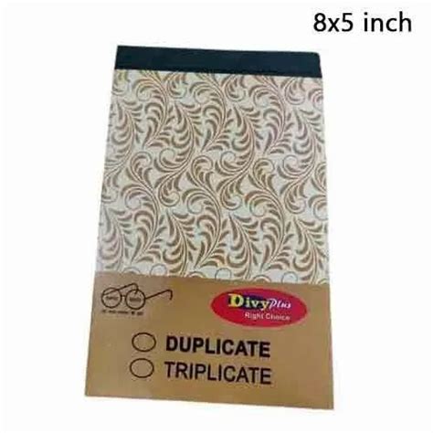 8x5 Inch Duplicate Triplicate Paper Notepad At Rs 24 Piece Paper Pads