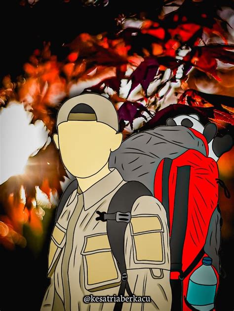 Kartun Pramuka Petualang Vector Pramuka Pramuka Kartun Gambar