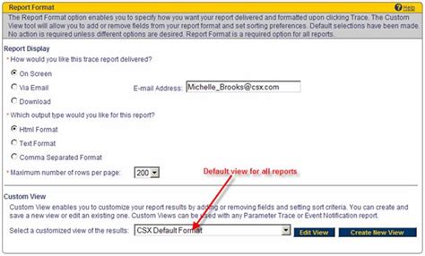 Custom Views Csx Default Format
