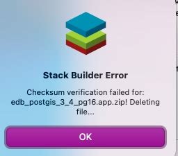 Macos Monterey Postgis Install Failure Checksum Verification