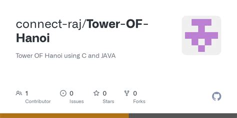 Tower Of Hanoihanoi Tower Using Javamkv At Main · Connect Rajtower