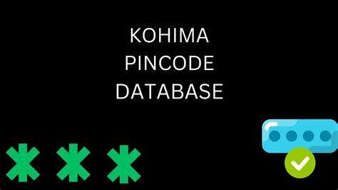 Kohima Pincode Database At Rs 1500 In Hajipur Id 2853860172230