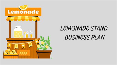 How To Write Lemonade Stand Business Plan Example And Guide By Ivan Smith Medium