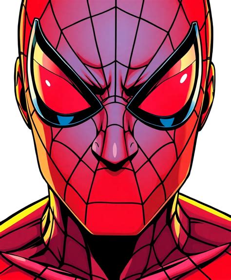 Spider Man Face Drawing Image Free Ai Generator Makepix