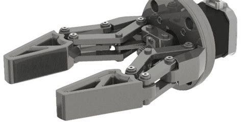 Robot Servo Motor Gripper By A 11 Designs Download Free Stl Model