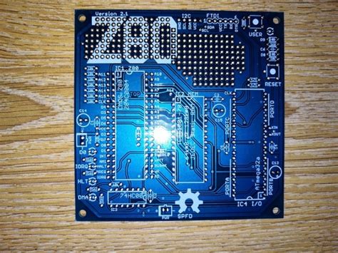 Печатная плата Z80 4 chip computer 125 CHIPkin