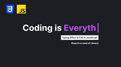 Create Text Typing Effect In Html Css And Vanilla Javascript Multiple Text Typing Animation In