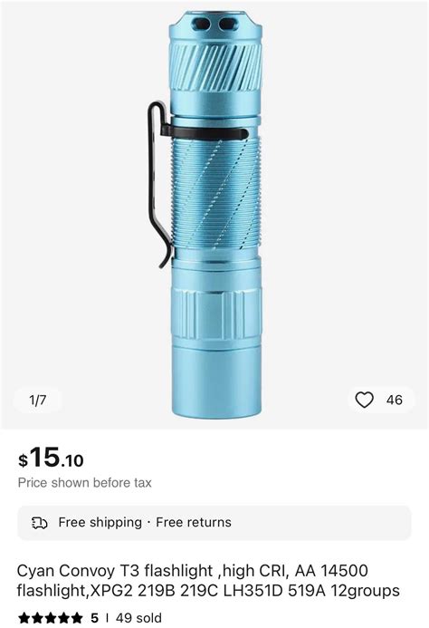 Convoy T Group Ui Issue R Flashlight