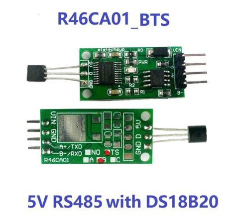 Jual Modbus RTU DS18B20 RS485 RS232 TTL COM UART Akuisisi Suhu Sensor 5V RS485 TS Kab