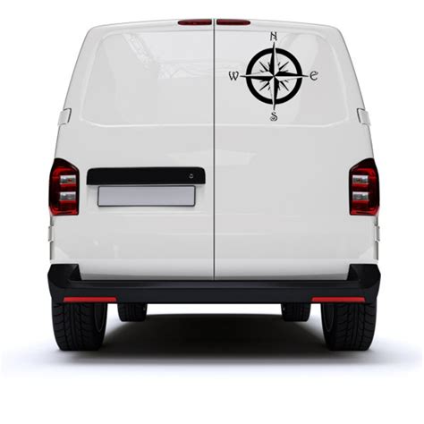 Vw Compass Van Decals Camper Decals Van Life Hippie Van Campervan Sticker Car Decals Car
