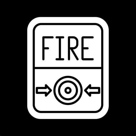 Fire Button Vector Icon 19057160 Vector Art At Vecteezy